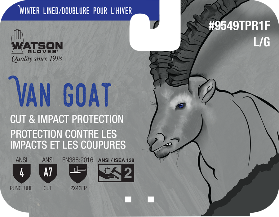 9549TPR1F Van Goat_Tag_Display - Watson Gloves
