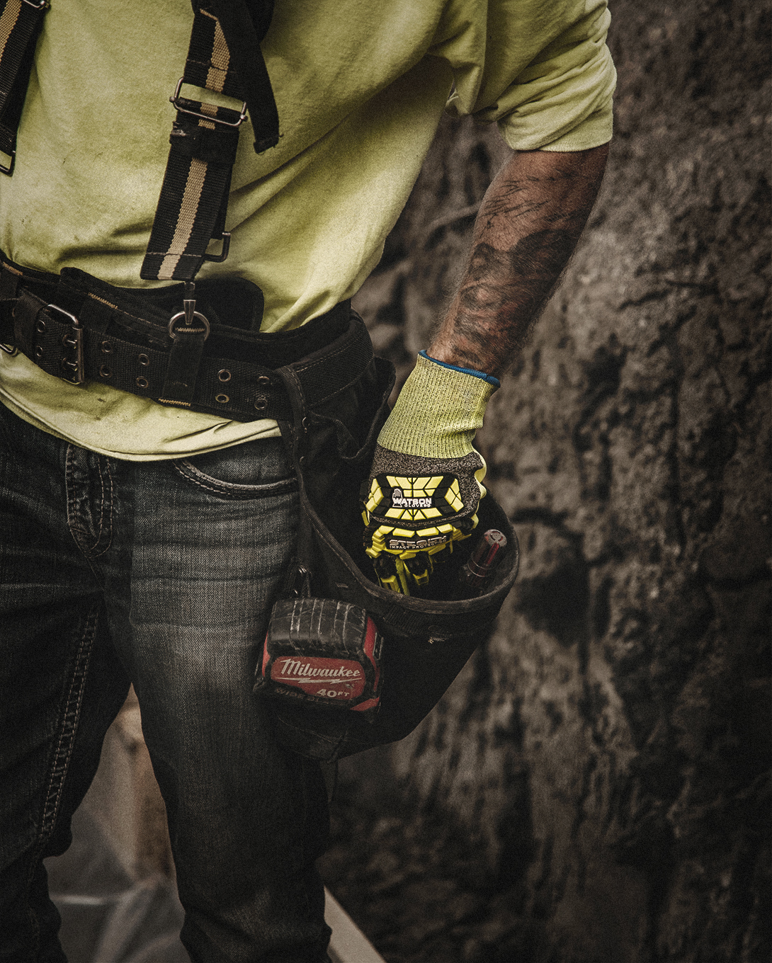 357TPR Stealth Dog Fight Impact Protection Work Glove - Watson Gloves